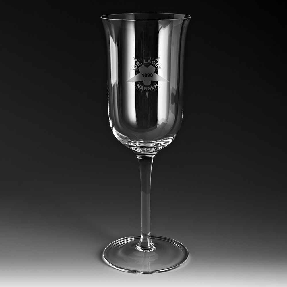 Glittertind vinglass 20 cm med eget trykt motiv - Direkte-Premier AS
